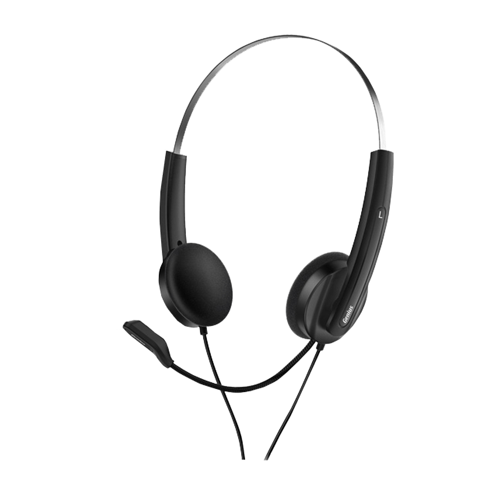 GENIUS HS-220U Black USB Slušalice