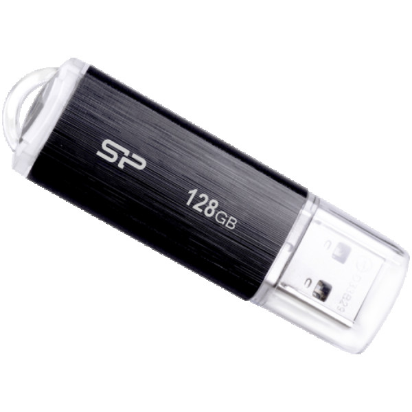 Silicon Power Blaze - B02 128GB Pendrive USB 3.2 Gen 1 Entry Level Universal Flash Drive, Black, EAN: 4712702646481 ( SP128GBUF3B02V1K )