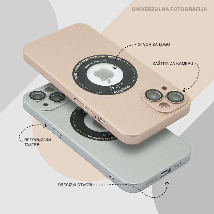 Futrola ELEGANT LOGO CUT Za IPhone 14 Pro Max (6.7) Roze