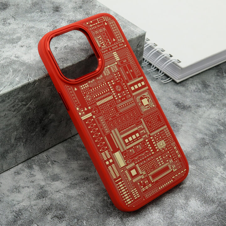 Futrola MACHINERY Za IPhone 14 Pro Max (6.1) Crvena
