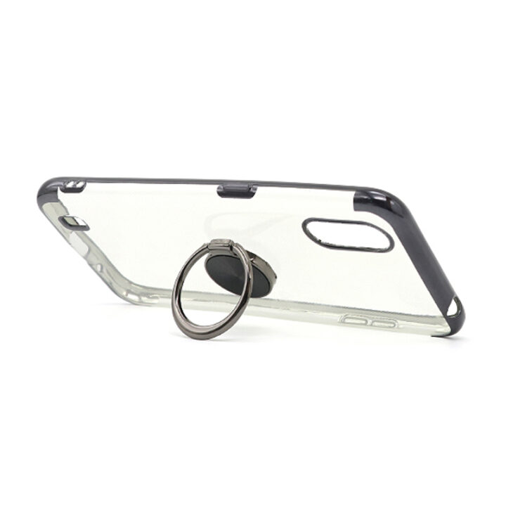 Futrola MAGNETIC RING CLEAR Za Samsung A015F Galaxy A01 Crna