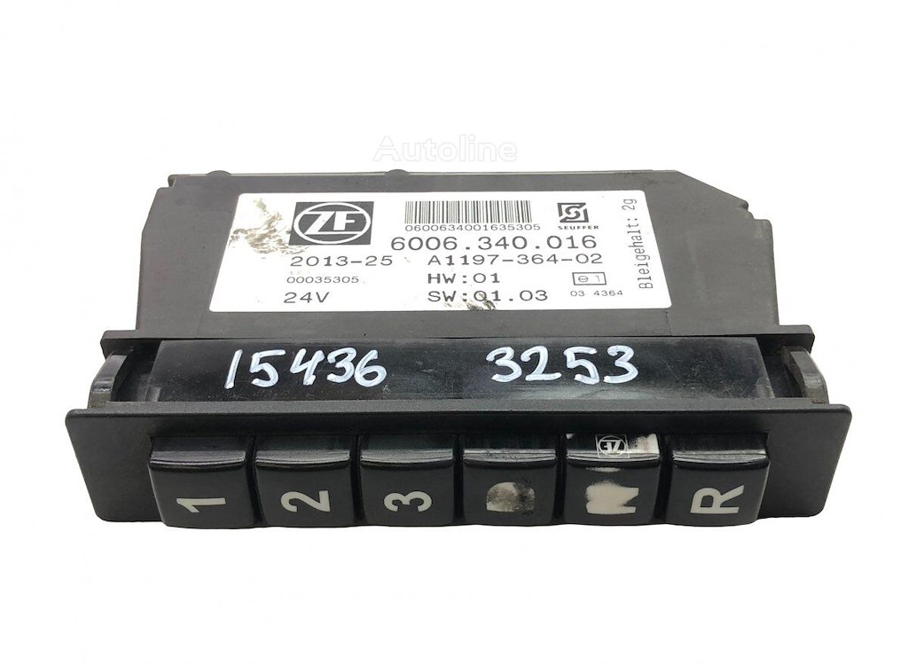 ZF K-Series (01.06-) 1755719 instrument tabla za Scania K,N,F-series bus (2006-) autobusa