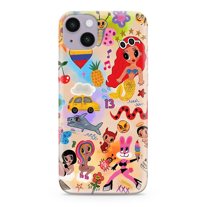 FUTROLA ULTRA TANKI PRINT CLEAR ZA IPHONE 14 PLUS (6.7) ND0326