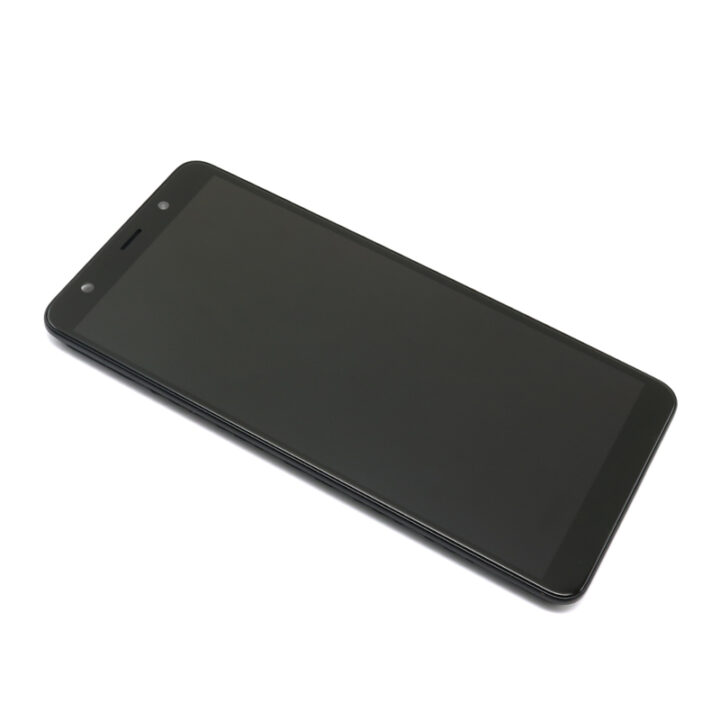 LCD Za Samsung A750F Galaxy A7 + Frame + Touchscreen Black OLED