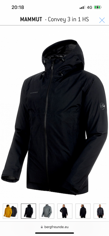 MAMMUT - Convey 3 in 1 HS Hooded Jacket