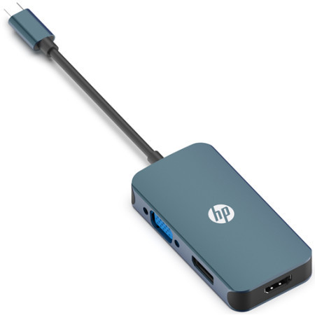 HP adapter USB CM na HDMI+VGA+DP DHC-CT200 MST mode ( 011-0044 )