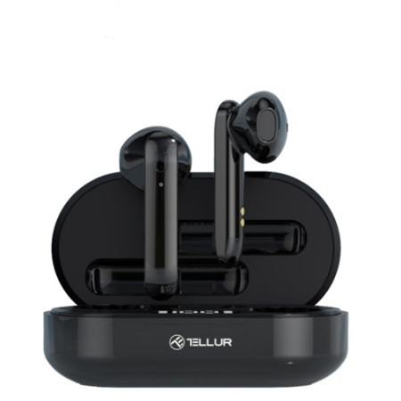 Tellur slušalice bubice wireless flip true crne ( 006-0548 )