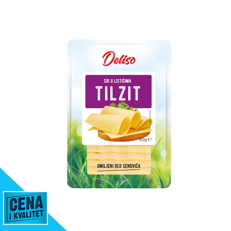 Deliso sir tilzit slajs 150g deliso