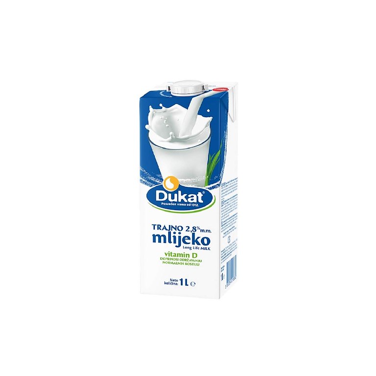 Dukat mleko uht 2.8%mm edge 1l dukat