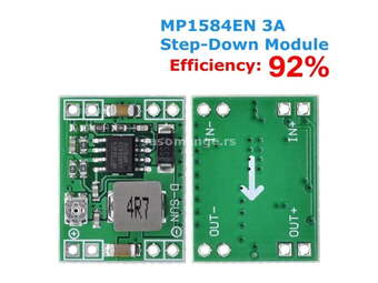 DC-DC step down modul 3A MP1584EN ultra mali