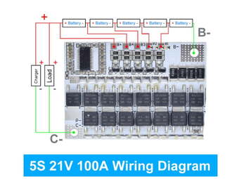 5S 21V 100A BMS Li-ion LMO Ternary Cena Srbija