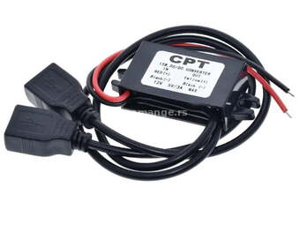 Konverter napona 12V na 5V 3A USB auto modul Cena Srbija