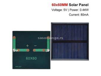 Solarni panel 5.5V 80mA 0.44W mini Cena Srbija