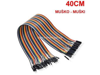 Set 40 muško-muških kablova za Arduino 40 cm Cena Srbija