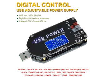 ZK-DP3D CNC USB TYPE-C Napajanje 1-30V 2A 15W