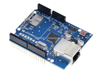 Arduino ethernet shield w5100 mrezni lan modul + sdcard