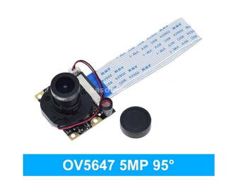 OV5647 95 degrees Raspberry Pi 4 Night Vision Fisheye Kamera