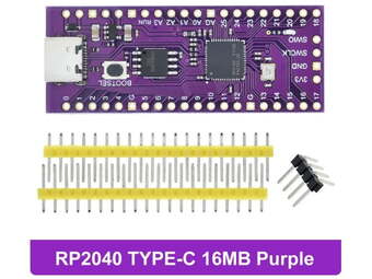 Raspberry Pi Pico Board Type-C 16MB Purple