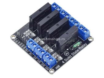 5V 4 Kanala OMRON SSR Module 250V 2A LOW ZA Arduino