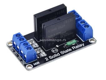 5V 2 Kanala OMRON SSR Module 250V 2A LOW ZA Arduino