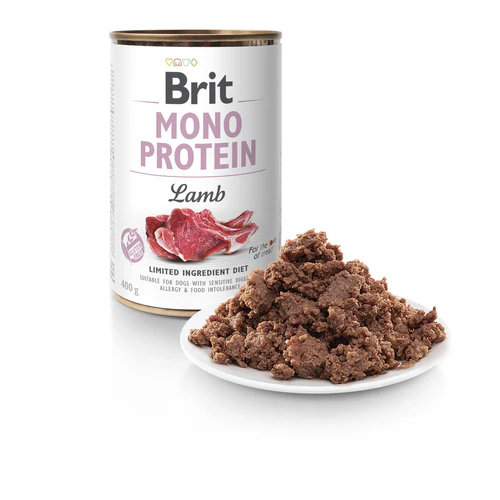 BRIT Mono Protein, s jagnjetinom, bez žitarica, 400g