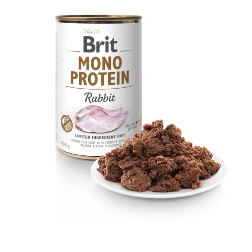BRIT Mono Protein, s zečetinom, bez žitarica, 400g