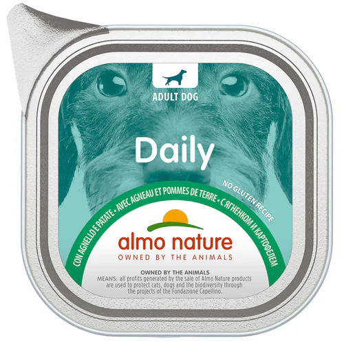 ALMO NATURE Daily Pašteta za pse s jagnjetinom i krompirom, 100g