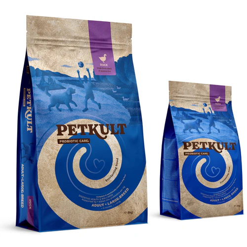 PETKULT Probiotics, pačetina s pirinčem, Adult Large