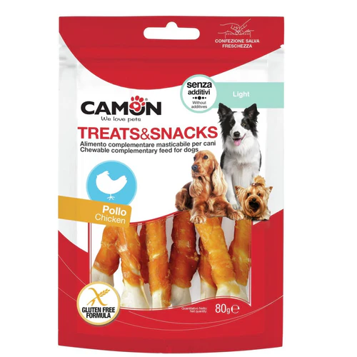 CAMON Treats&Snacks Poslastica za pse Koskica s Piletinom 80g