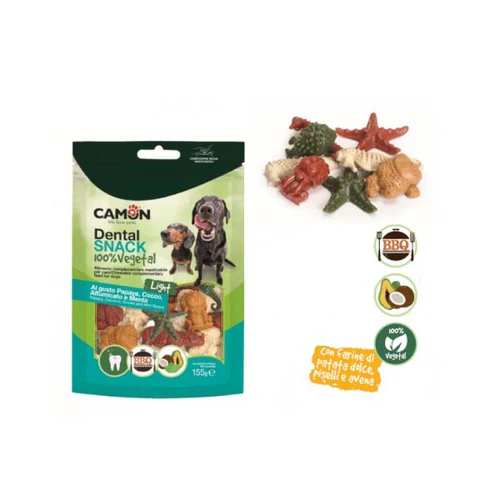 CAMON Žvakalica za pse Dental Snack - VeggiesAnimal, 4 ukusa, Light, 155g