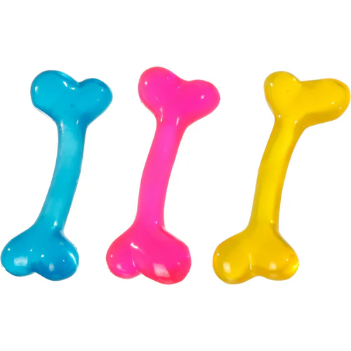 FLAMINGO Igračka za pse Kost Good4Fun plutajuća, TPR 15cm, raznih boja