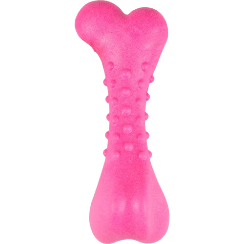 FLAMINGO Igračka za pse Kost pena s mirisom maline, Roze 13cm