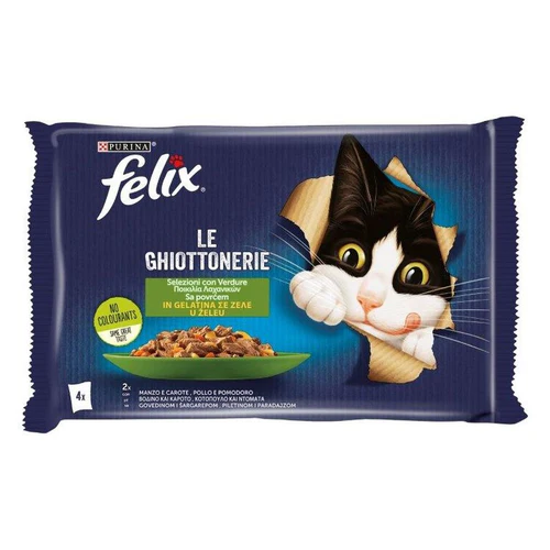 FELIX Le Ghiottenerie, s govedinom u želeu, 4x85g
