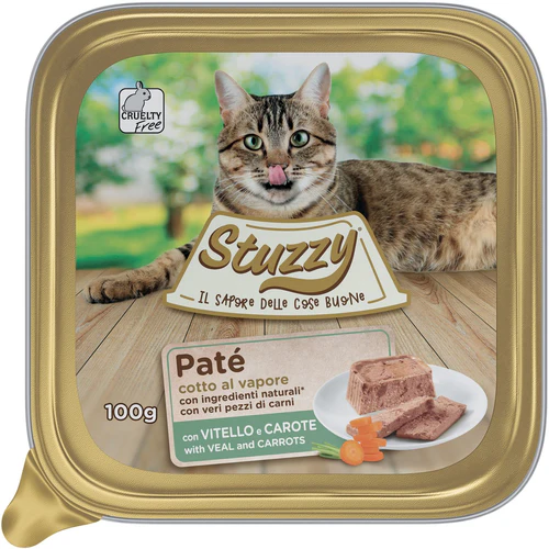 STUZZY Pate Pašteta za mačke s teletinom i šargarepom, 100g