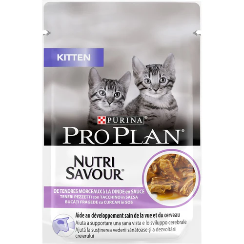 PRO PLAN Nutri Savour Cat Delicate JUNIOR, s ćuretinom, 85g
