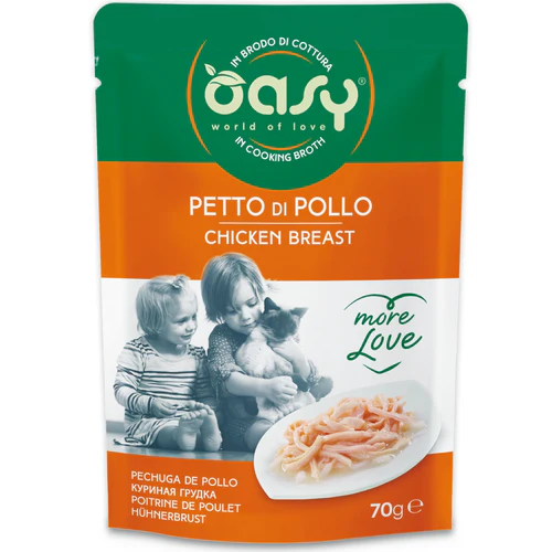 OASY More Love Kesica za mačke Fileti piletine, 70g