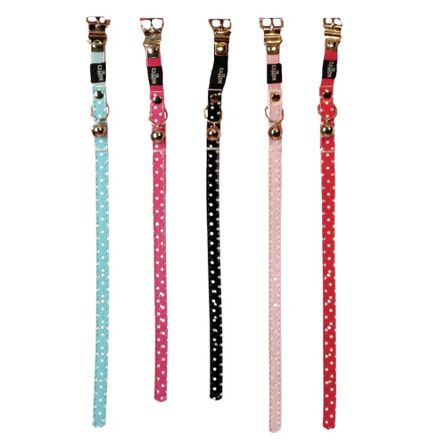 CAMON Ogrlica za mačke od eko kože Inspiration 10mm/28-32cm, raznih boja
