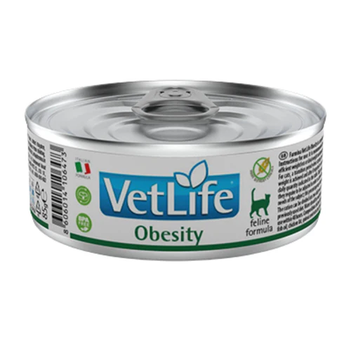 VET LIFE Feline Obesity, za smanjenje prekomerne telesne mase, 85g