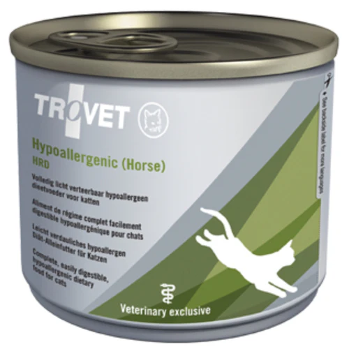 TROVET Cat Hypoallergenic, kod nepovoljnih reakcija na hranu, konjetina, 200g