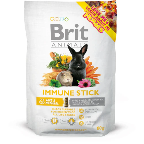 BRIT ANIMALS Immune Poslastica za glodare, 80g