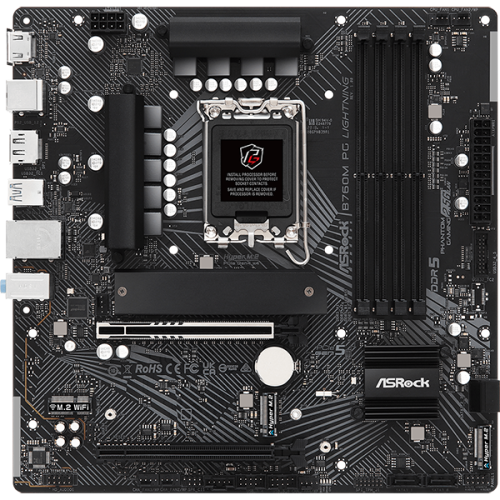 ASRock B760M PG LIGHTNING DDR5 LGA1700 Micro ATX Matična ploča