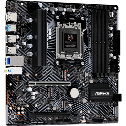 ASRock B650M PG LIGHTNING AM5 DDR5 Micro ATX Matična ploča