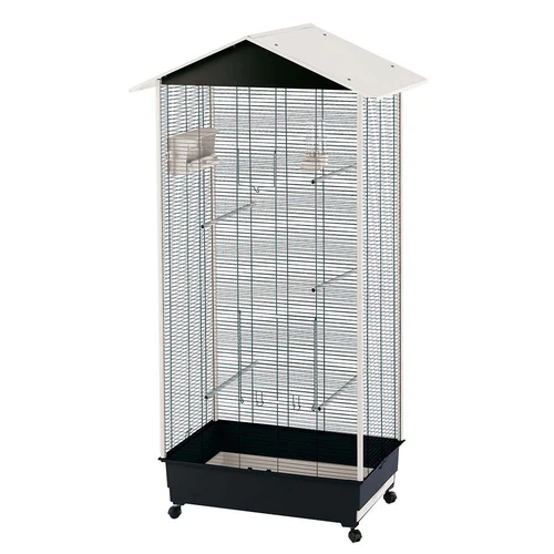 FERPLAST Volijera za ptice Nota Crna 82x58x166cm