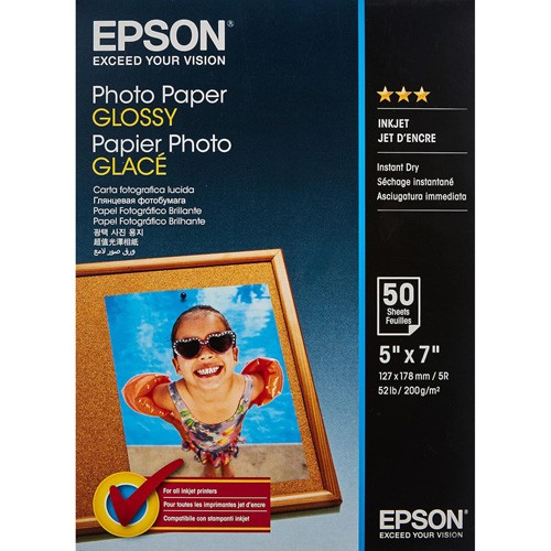 Epson Original foto Glossy Inkjet papir 13x18cm, 50 kom | C13S042545
