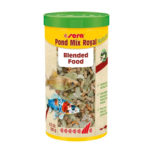 SERA Pond Mix Royal Nature hrana za vrtne ribice u peletama 185g/1L