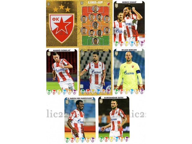 FIFA 365 2021 set sličica FK Crvena Zvezda