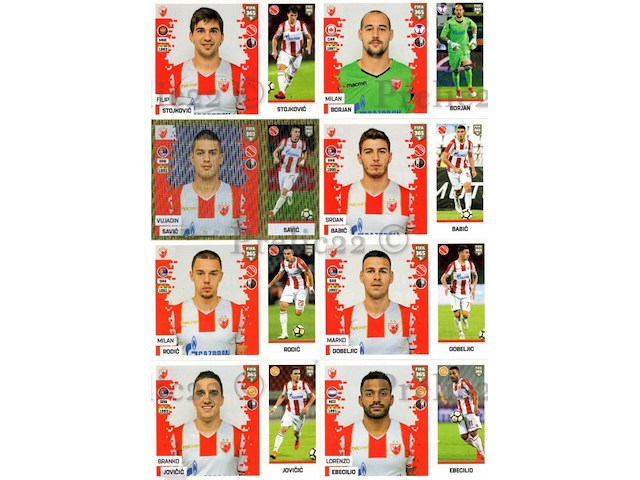 FIFA 365 2019 set sličica FK Crvena Zvezda