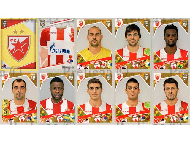 FIFA 365 2018 set sličica FK Crvena Zvezda