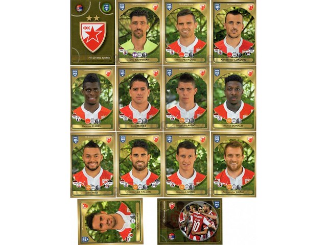 FIFA 365 2017 set sličica FK Crvena Zvezda