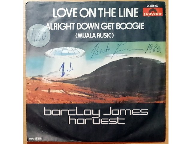 SP BARCLAY JAMES HARVEST - Love On The Line (1979) GER